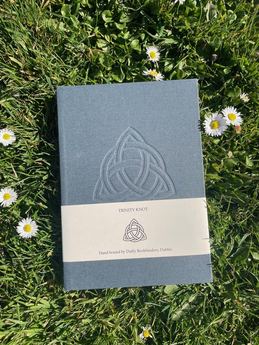 Grey Trinity Knot A5 Bound Notebook | Duffy Book Bindery – Painted Earth